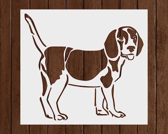 Beagle Dog Stencil, Reusable Dog Stencil, Art Stencil - DIY Craft ...