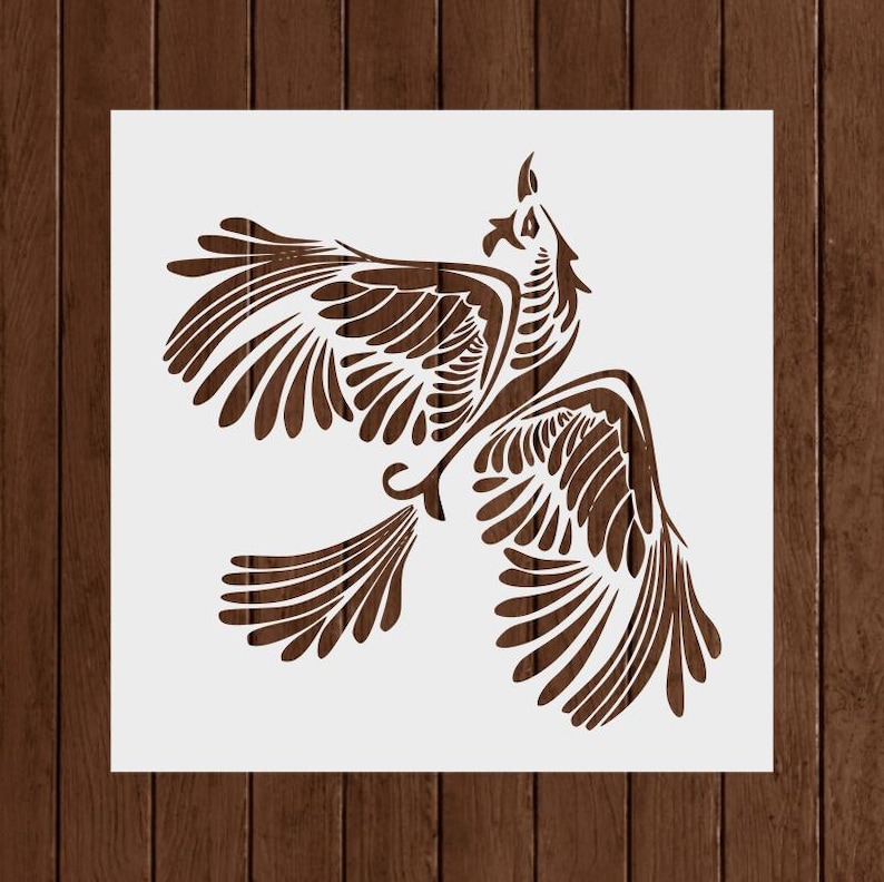 Bird Stencil, Reusable Bird Stencil - Craft Stencils -DIY Craft Stencil ...