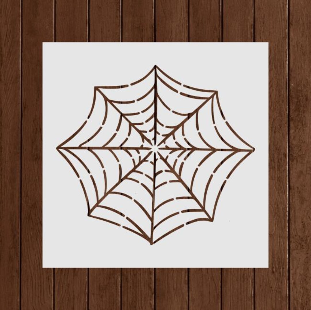 Spider Web Stencil - Reusable Spider Web Stencil -art Stencil-diy Craft ...