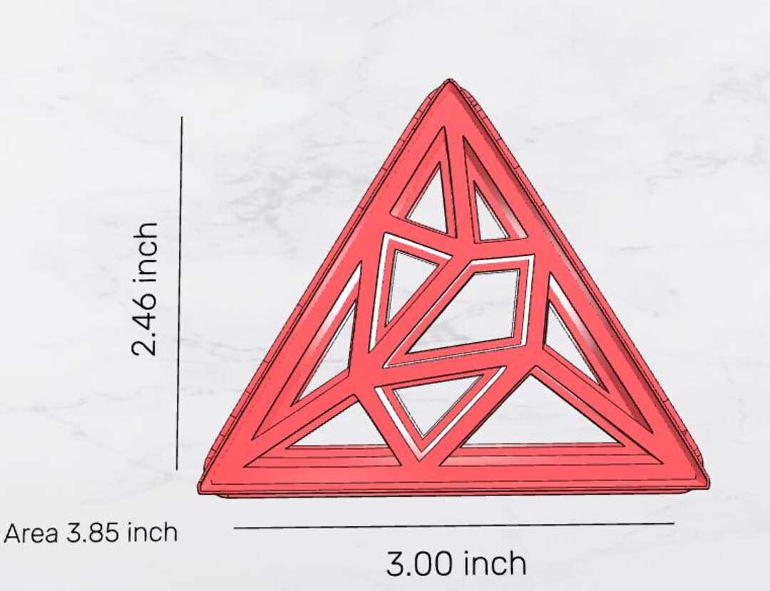 Triangles Clay Cutter/cookie Cutter Dangle Earrings Cutter, Cookie ...