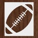 Football Stencil, Reusable Football Stencil, DIY Craft Stencil, Large ...
