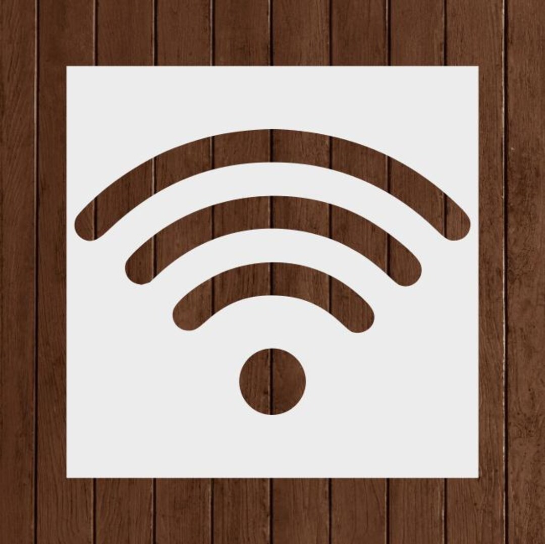 Wifi Stencil - Reusable Wifi Stencil - Art Stencil - DIY Craft Stencil ...