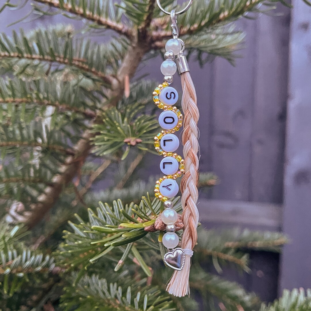 Horse Hair Keychain - Etsy UK