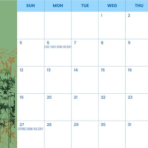 Digital Calendar - Etsy
