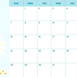 Digital Calendar - Etsy