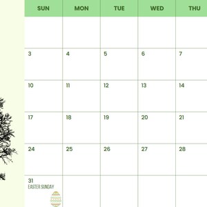 Digital Calendar - Etsy