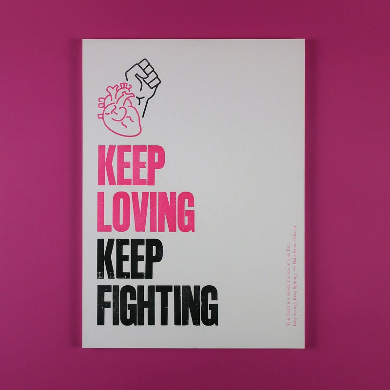 Keep Fighting - Etsy