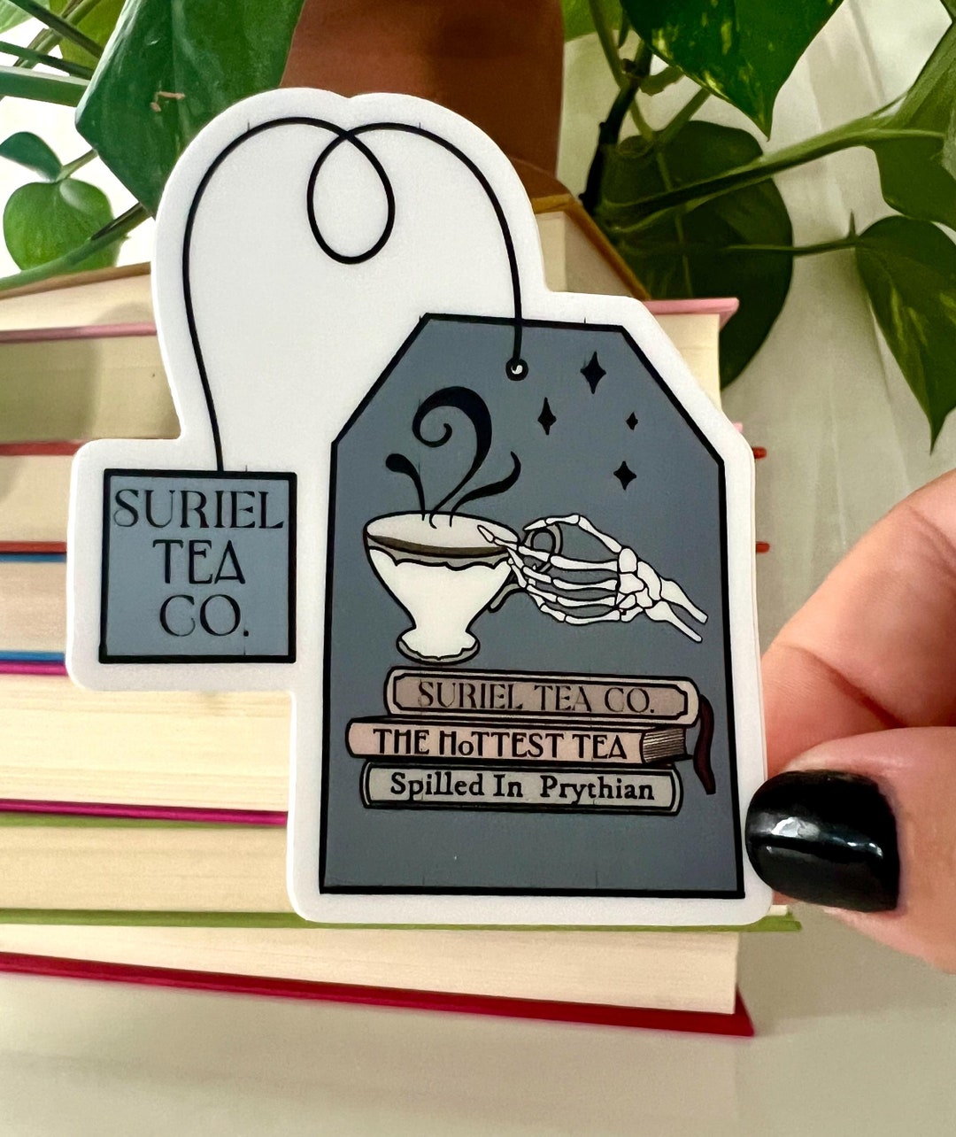 Suriel Tea Co Tea Bag Sticker - Etsy