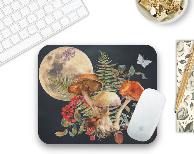 Champignons by Adolphe Millot 1857-1921 Mushroom Toadstool Trippy Dark ...