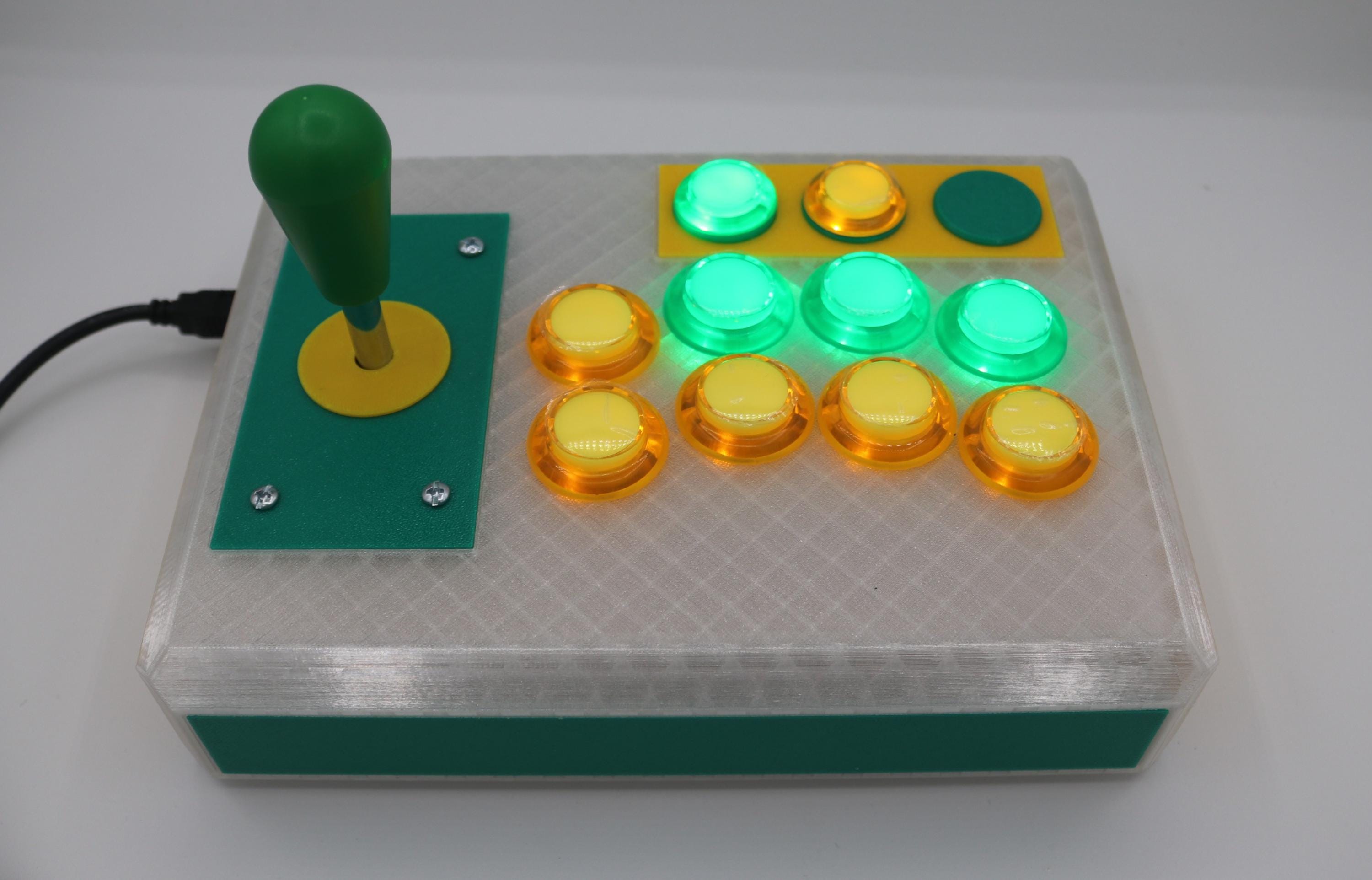Custom PC Arcade Fight Stick: LED Buttons, Retro Gaming - Etsy