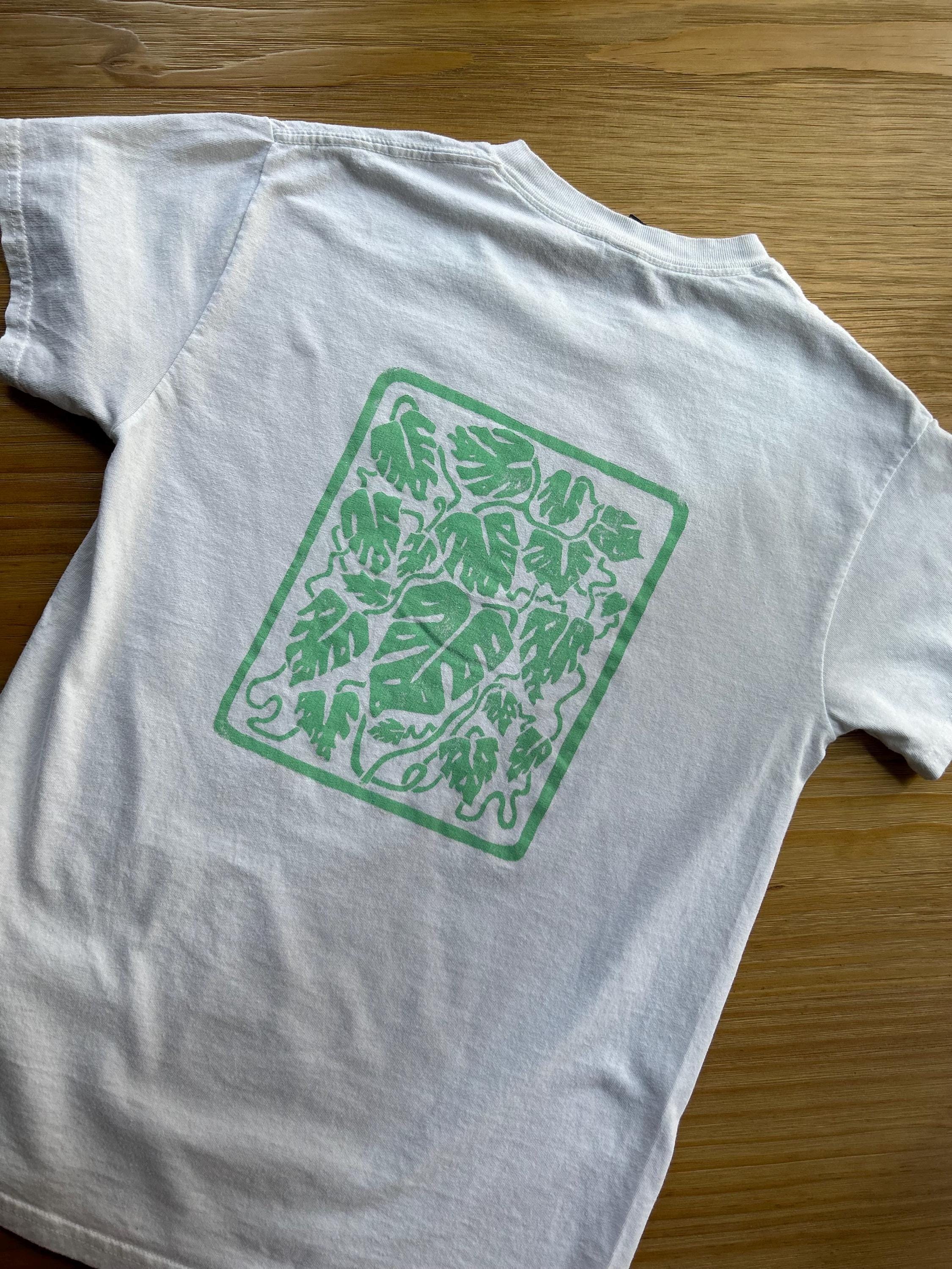 MONSTERA DELICIOSA Graphic Block Print Tee Linocut Plant Design Tshirt ...