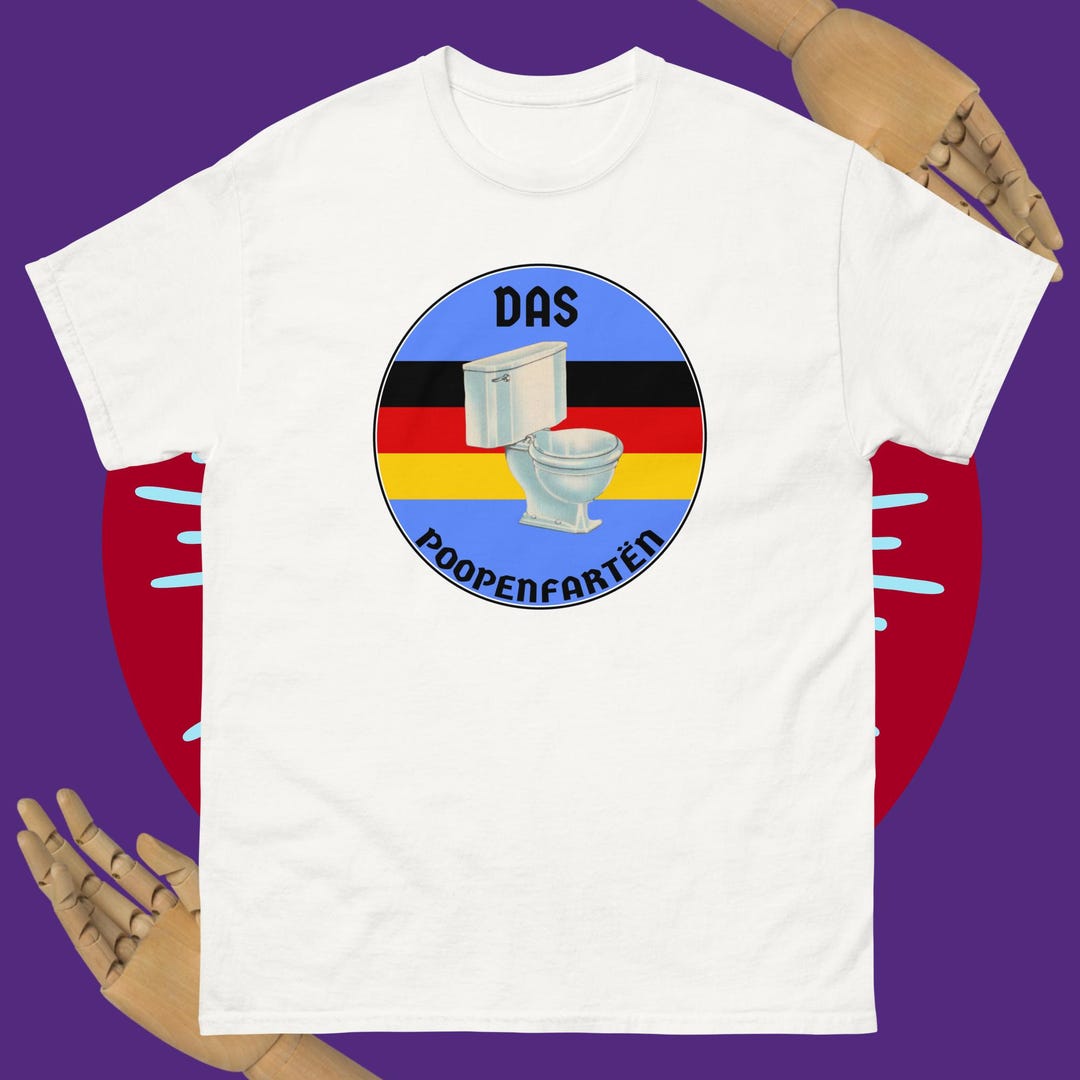 Das Poopenfarten German Toilet Humour Fart Meme T-shirt - Etsy