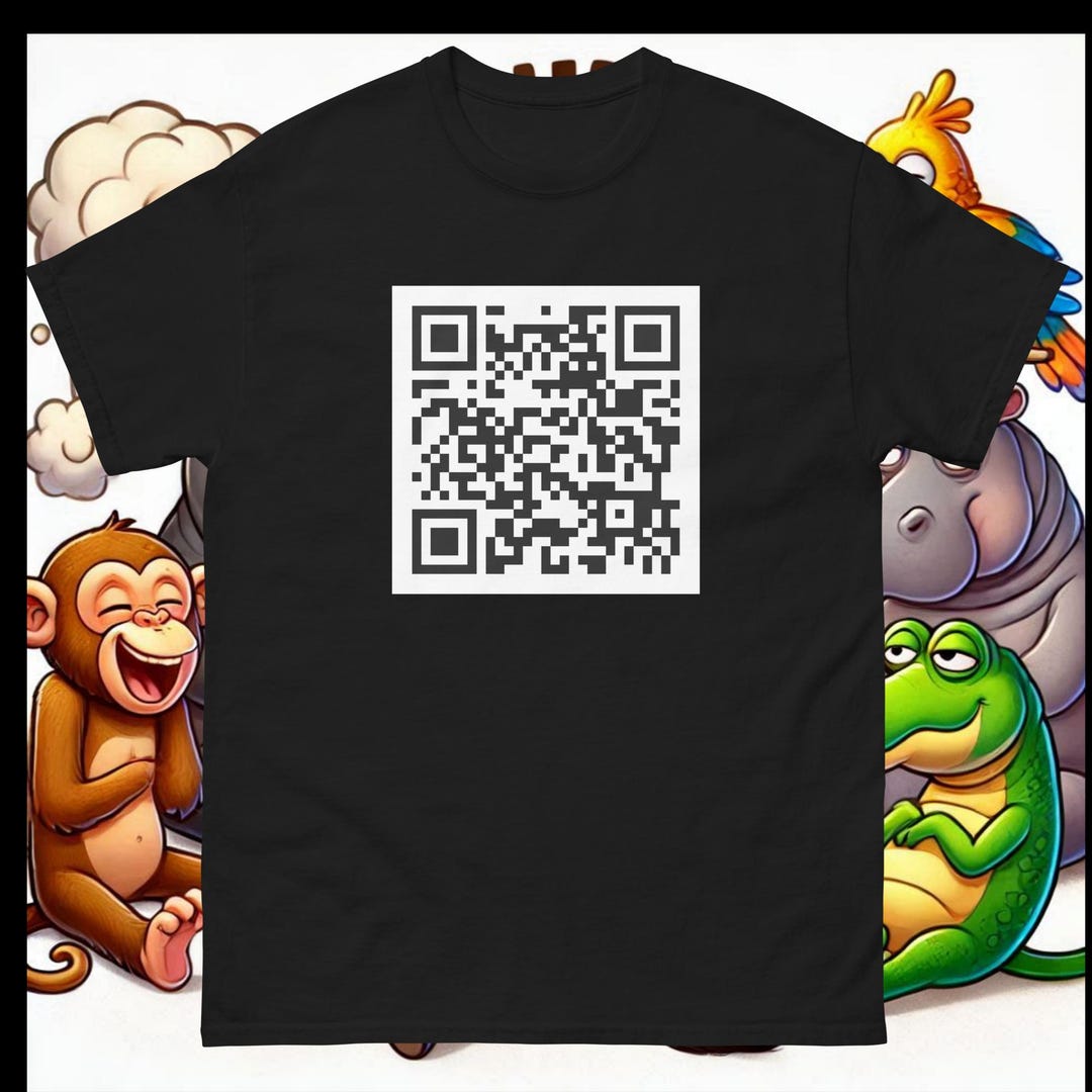 Wet Fart QR Code Joke Meme T Shirt - Etsy