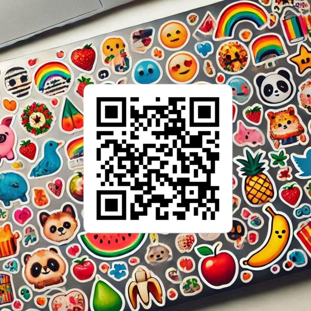 Wet Fart QR Code Joke Meme Sticker - Etsy