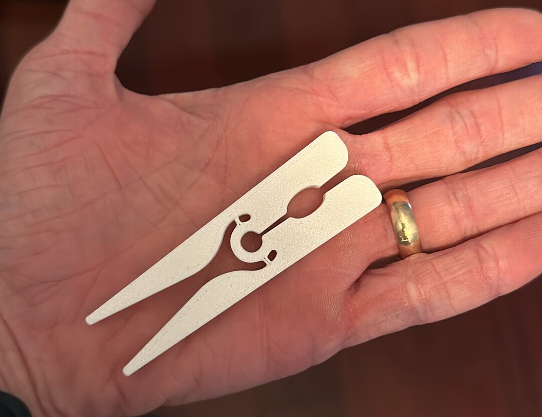 3D Printed Clothespin - Springless! - Etsy