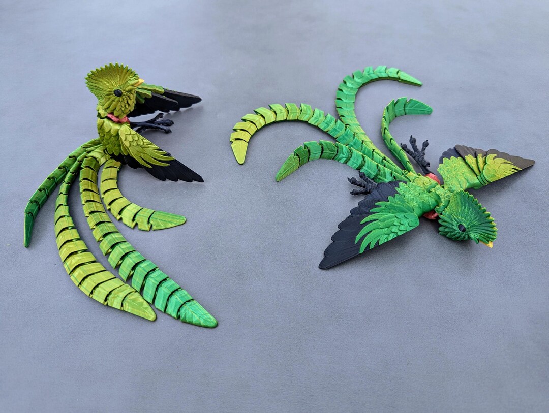 Legendary Quetzal Bird Fidget Decoration - Etsy