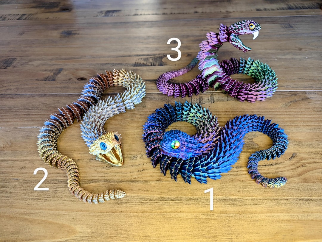 Bush Viper Snake Toy - Etsy