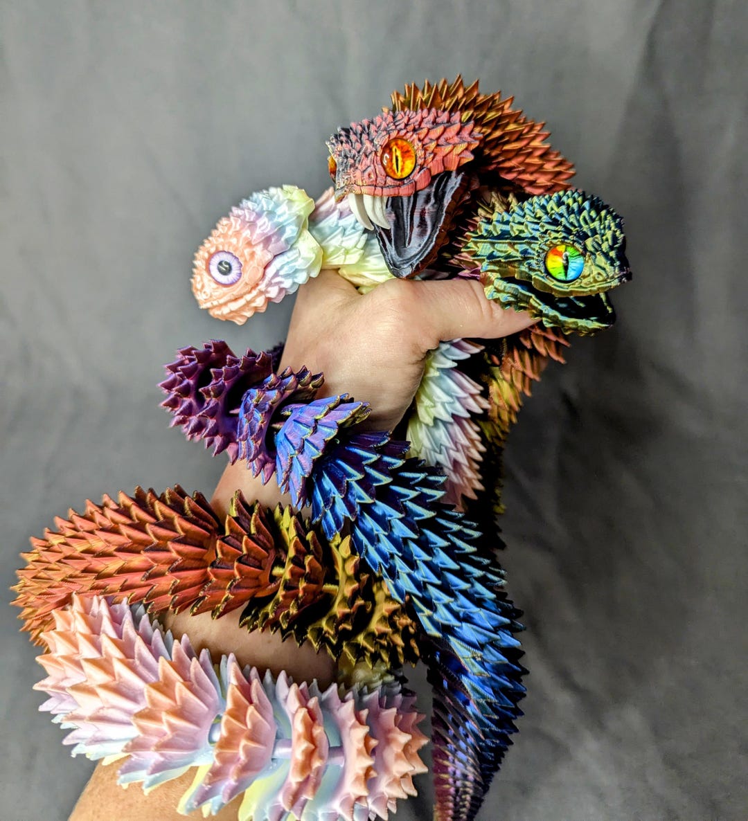 Bush Viper Snake Toy *upgraded* - Etsy