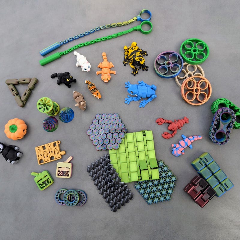 Mini 3d Printed Grab Bag - Etsy