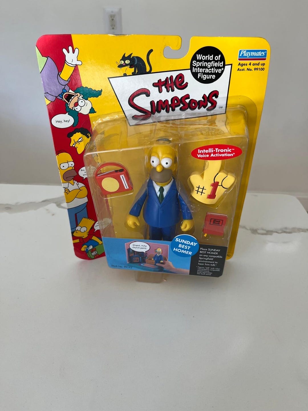 Playmates 2000 the Simspons Sunday Best Homer - Etsy