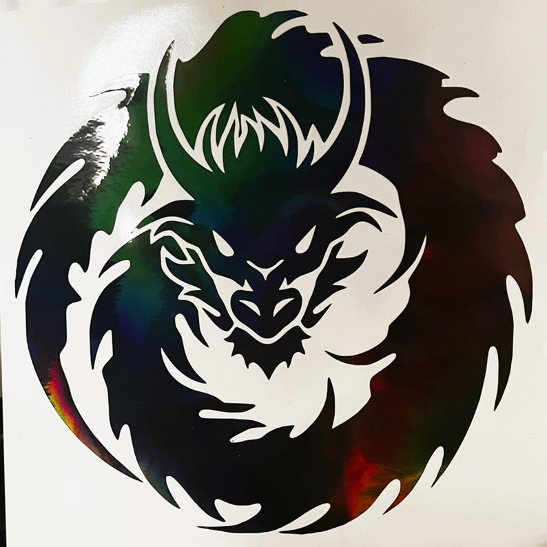 Dragon Decal, Dragon Car Decal, Dragon Truck Decal, Fire Breathing ...