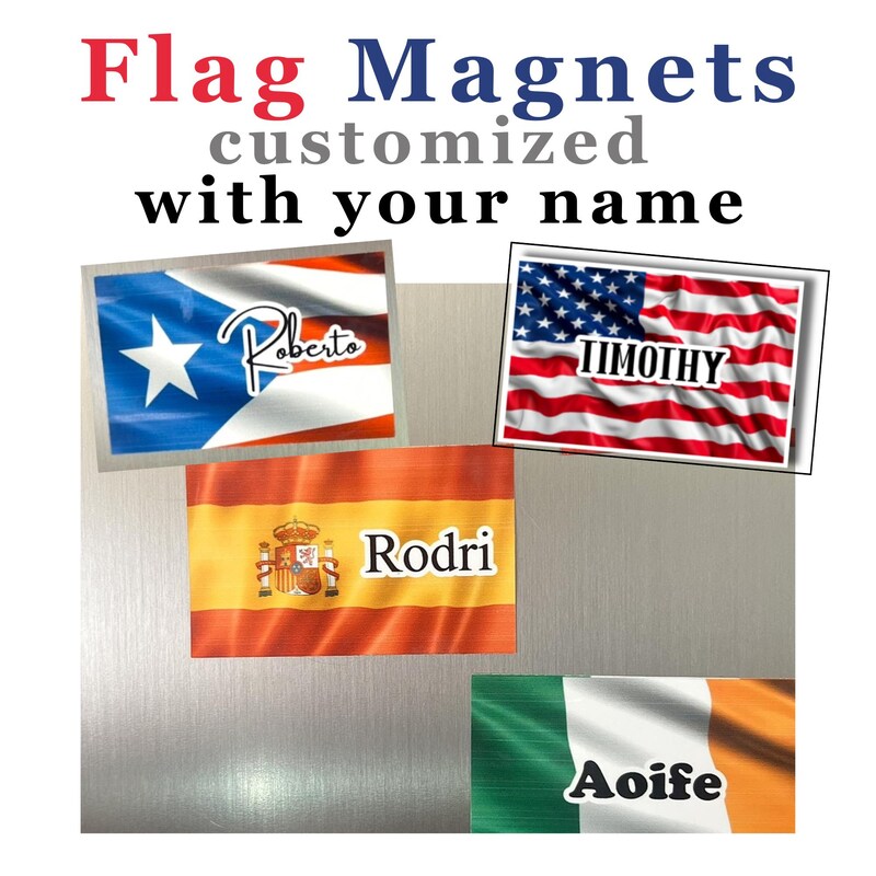 Country Flags Magnets - Etsy