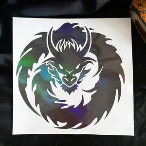 Dragon Decal, Dragon Car Decal, Dragon Truck Decal, Fire Breathing ...