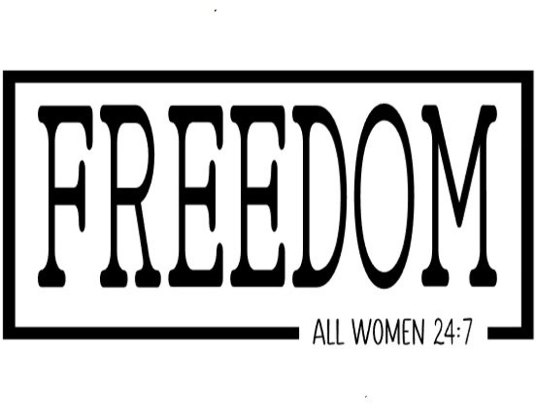 FREEDOM Decal Magnet, Women's Rights, Feminism, Down With the ...