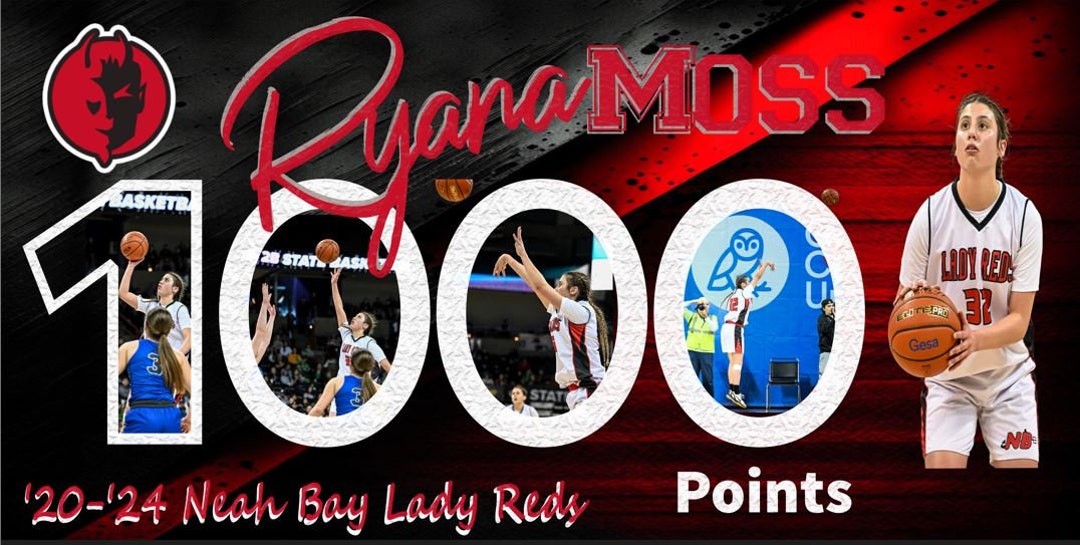 Sports Banner 1000 Points for Basketball - Etsy