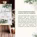 Editable Greenery Wedding Welcome Sign, Printable Welcome Sign Template ...