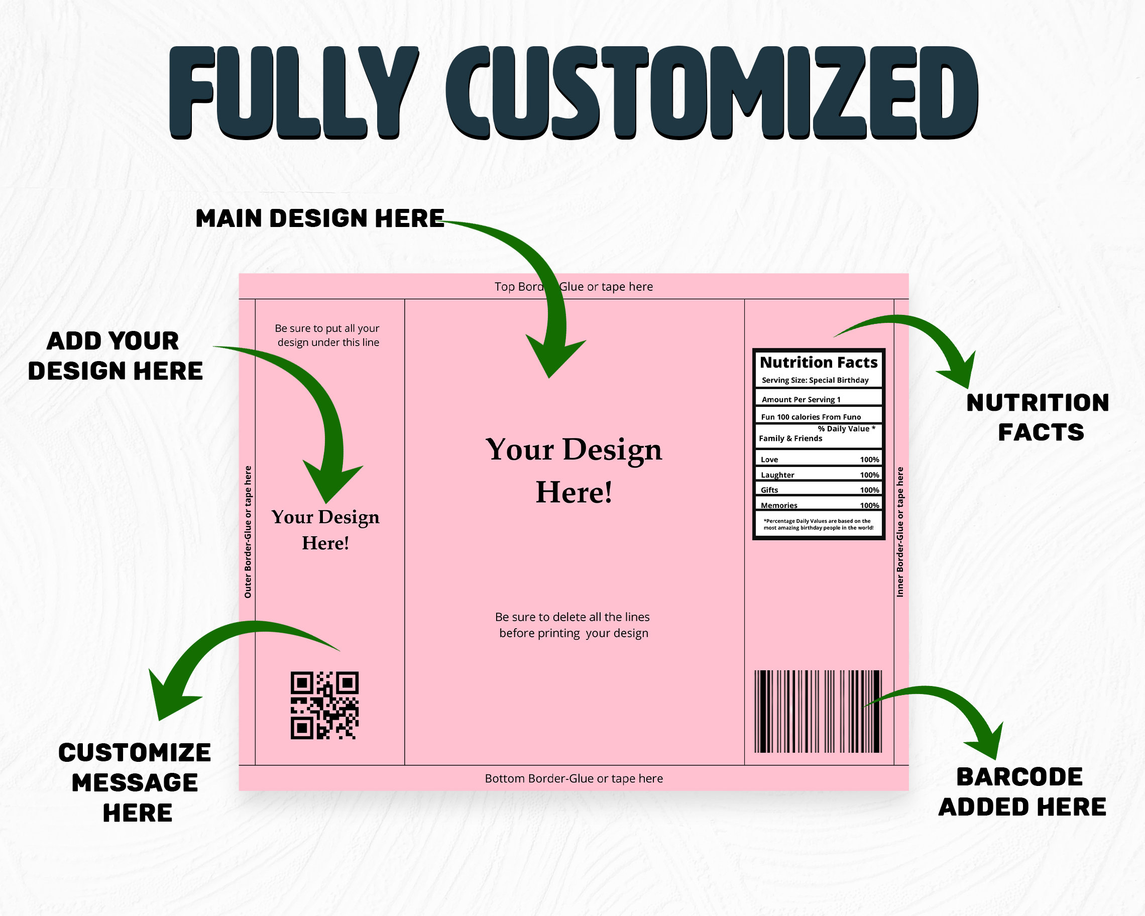 Chip Bag Template, Editable Chip Bag, Party Chip Bag, Chip Bag Label ...