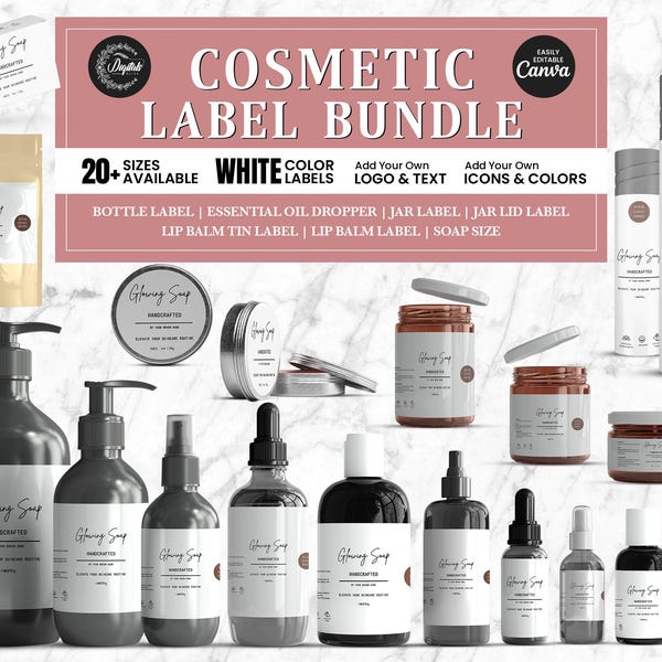 Cosmetic Labels - Etsy
