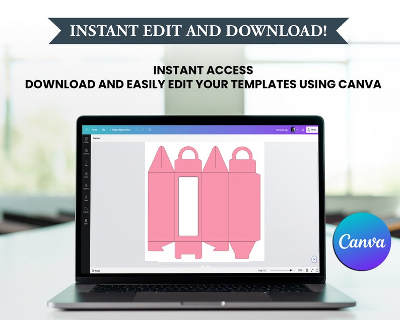 Gable Box Template Tall Gable Box Gable Box Template Bundle Box ...
