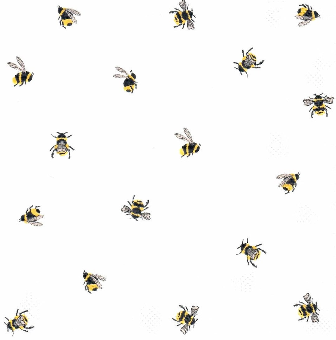 Honey Bees Paper Napkin for Decoupage, Insect Tissue for Decoupage ...