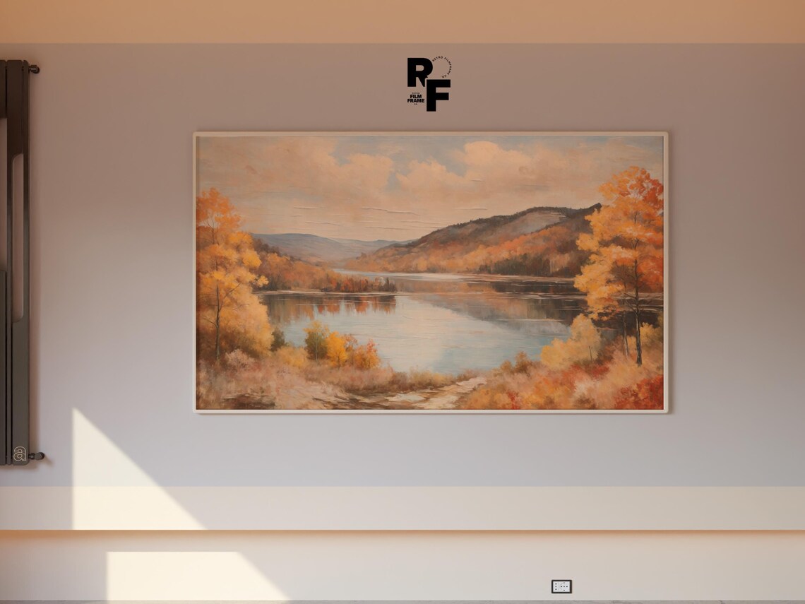 Autumn Frame Tv Artwork Painting I Samsung Television Art I Fall Frame ...