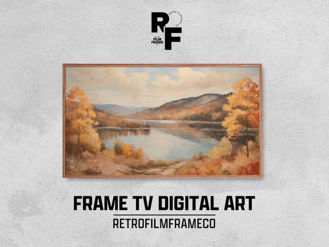 Autumn Frame Tv Artwork Painting I Samsung Television Art I Fall Frame ...