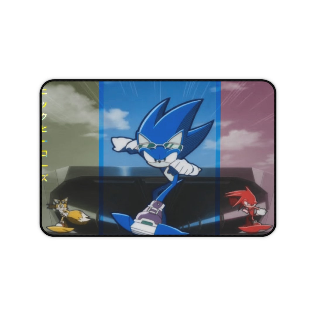 Sonic the Hedgehog Desk Mat/mouse Padsonic Riders - Etsy
