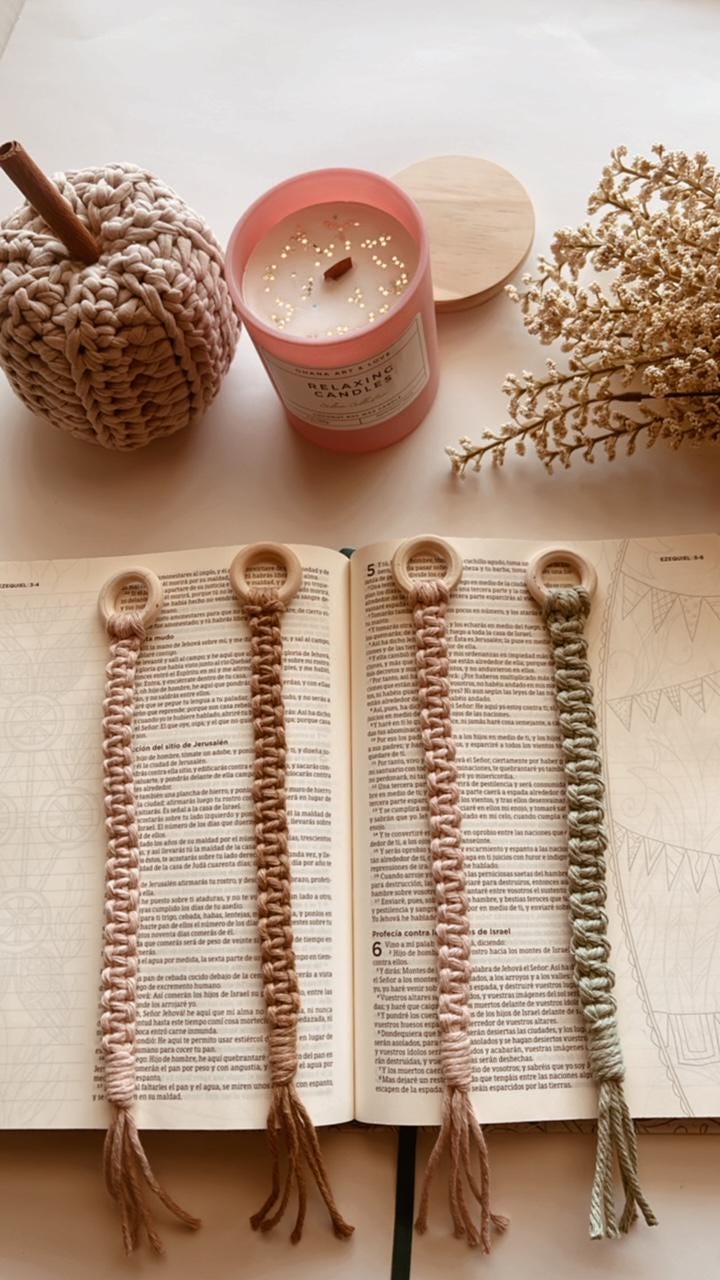 Boho Macrame Paper Clip, Handmade, Bookmarks, Gift Ideas. - Etsy