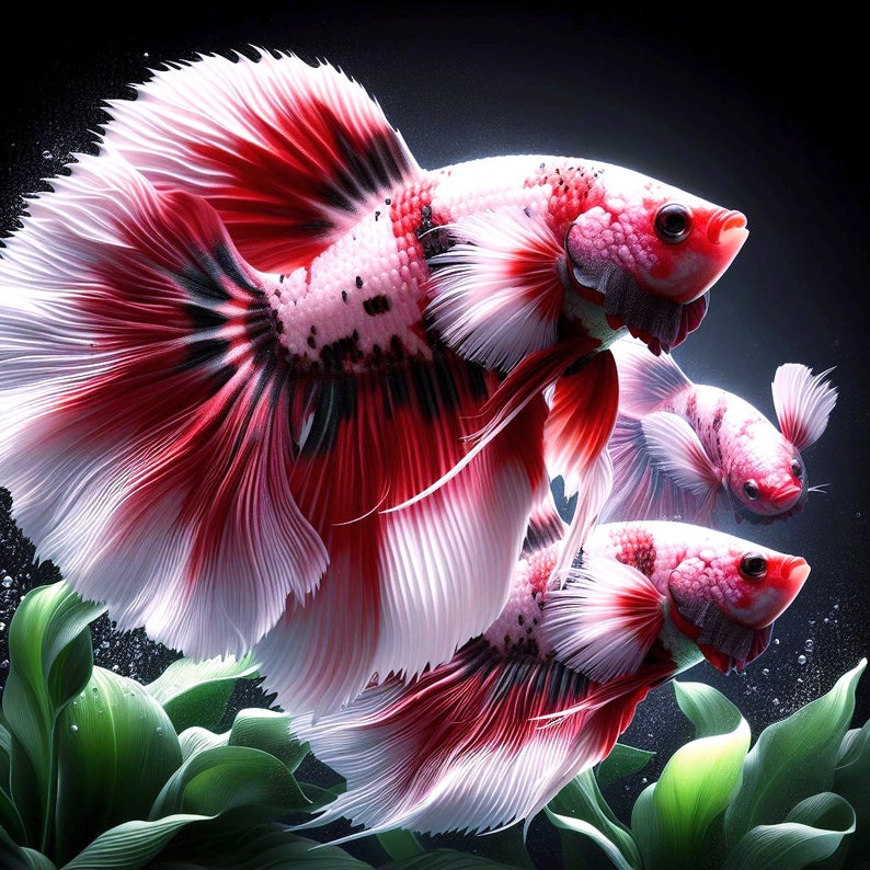 Betta Fish Digital Picsart Collection - Etsy