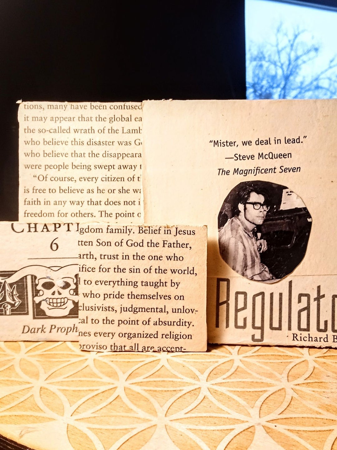 Novel Tiles Wood, Wheat Paste and Used Books - Etsy