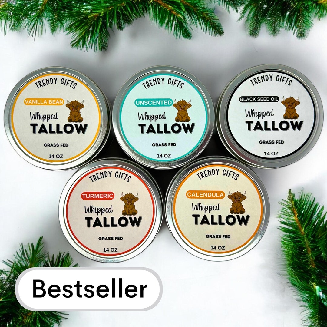 Halal 5 Pc. Whipped Tallow Gift Set, Christmas Gift, Stocking Stuffer ...