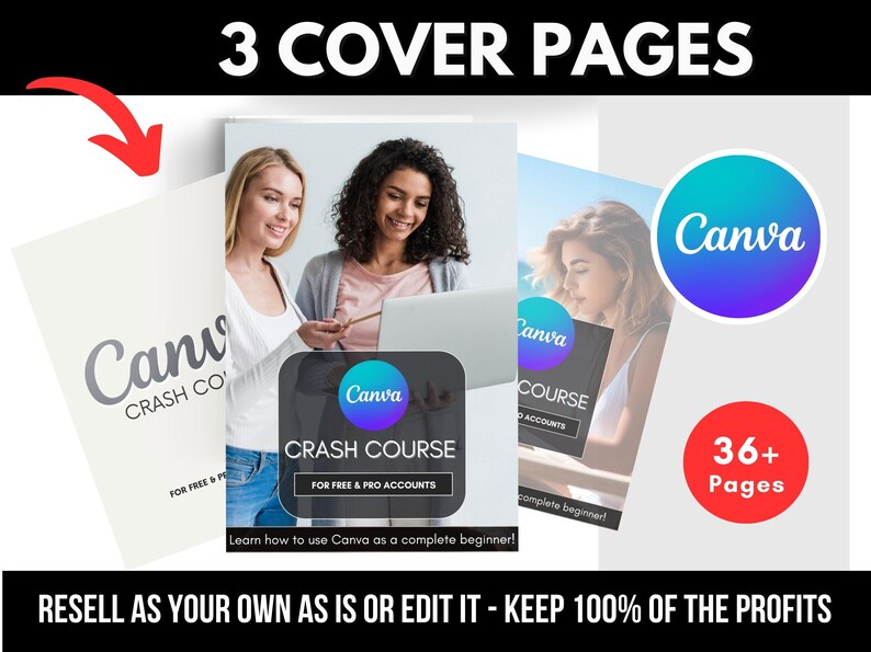 Canva Crash Course | Editable Template + Video Tutorials (digital ...