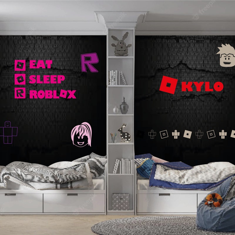 Roblox Vinyl Wall Decals - Etsy
