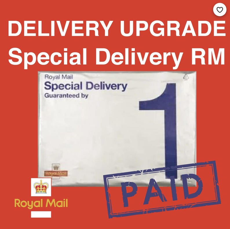 Delivery Upgrade Special Delivery RM - Etsy