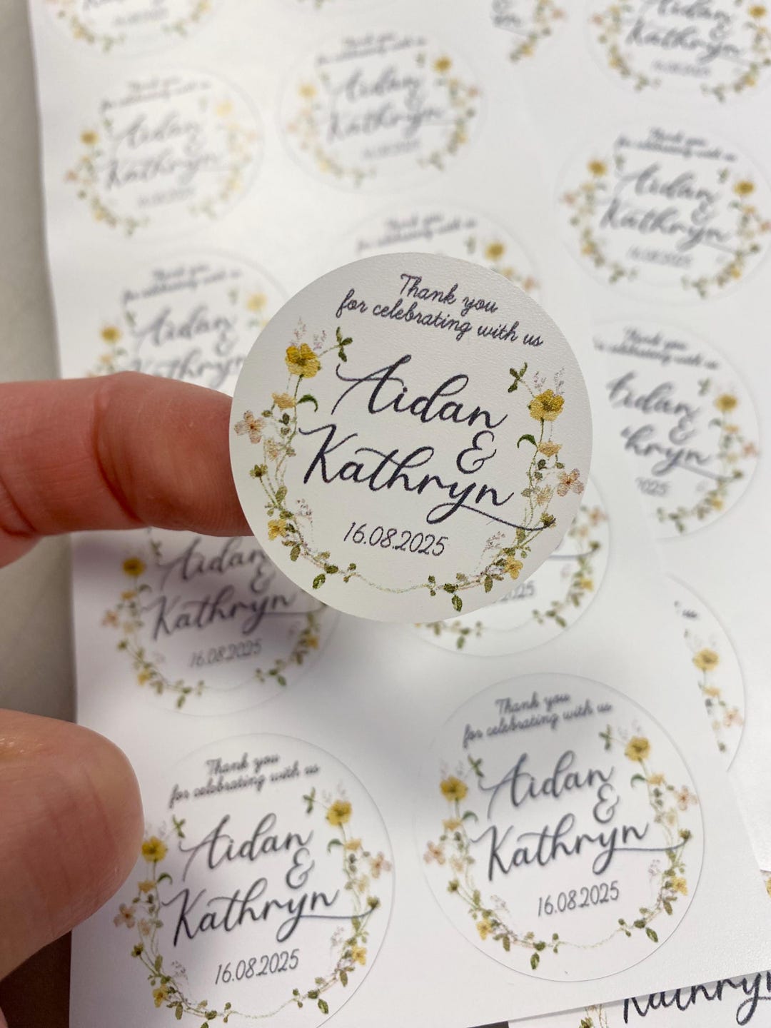 Buttercup Wildflowers Stickers I Exquisite Floral Design | Wedding and ...