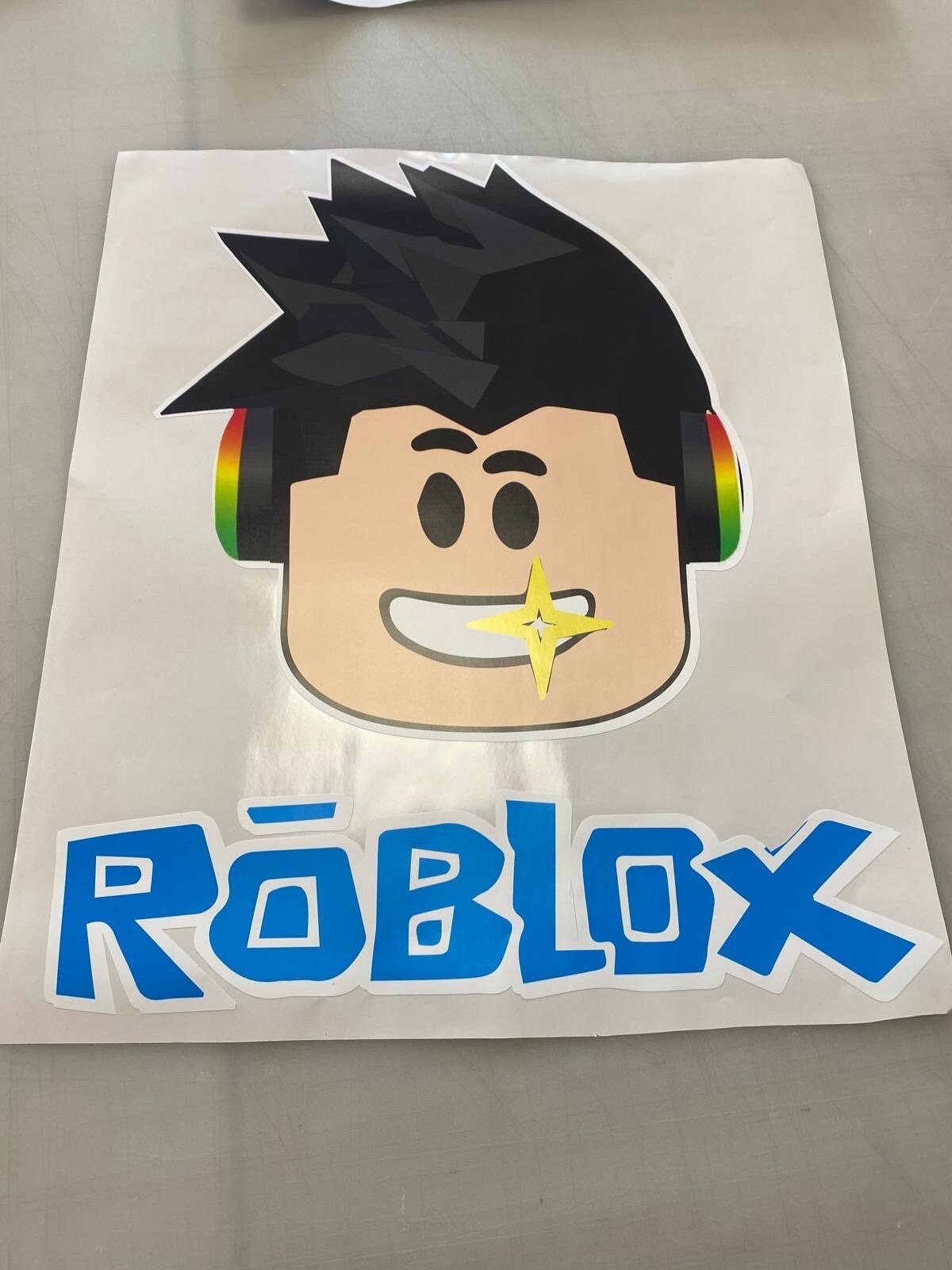 Roblox Boy Character Wall Decal Personalised I Gaming Wall Sticker I ...