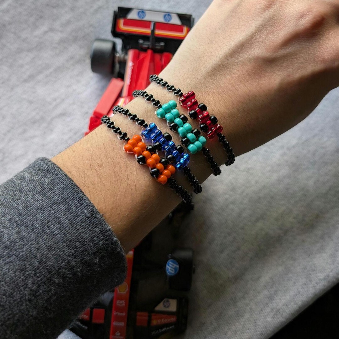 Beaded F1 Bracelet Formula Seed Bead Livery - Etsy