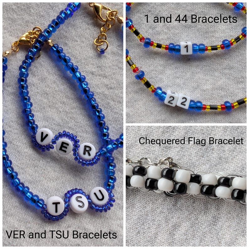 Red Bull F1 Formula 1 Racing Team Bracelets and Earrings | Verstappen ...