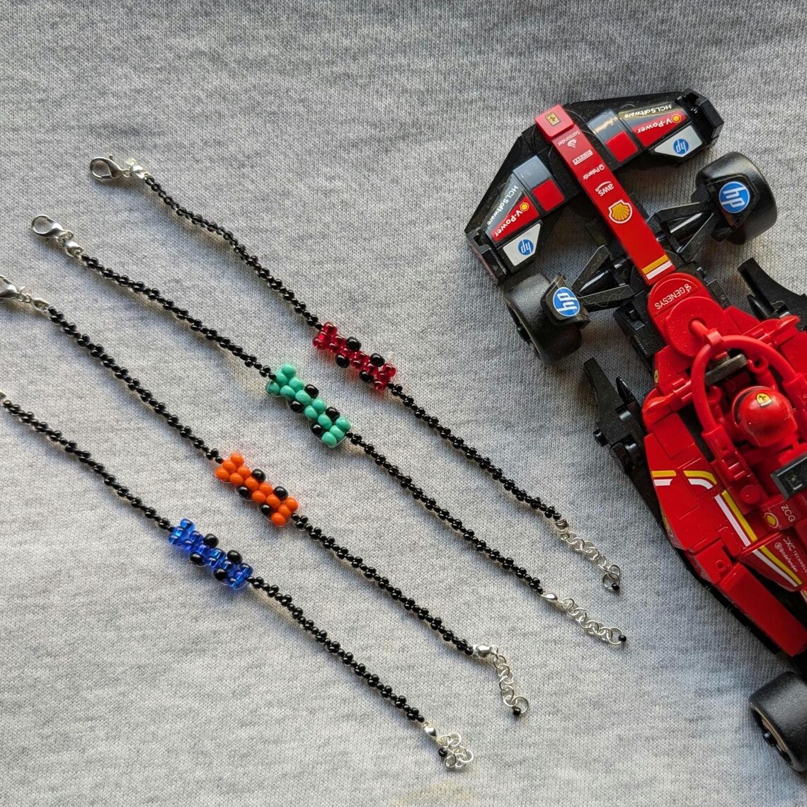 Beaded F1 Bracelet Formula Seed Bead Livery - Etsy