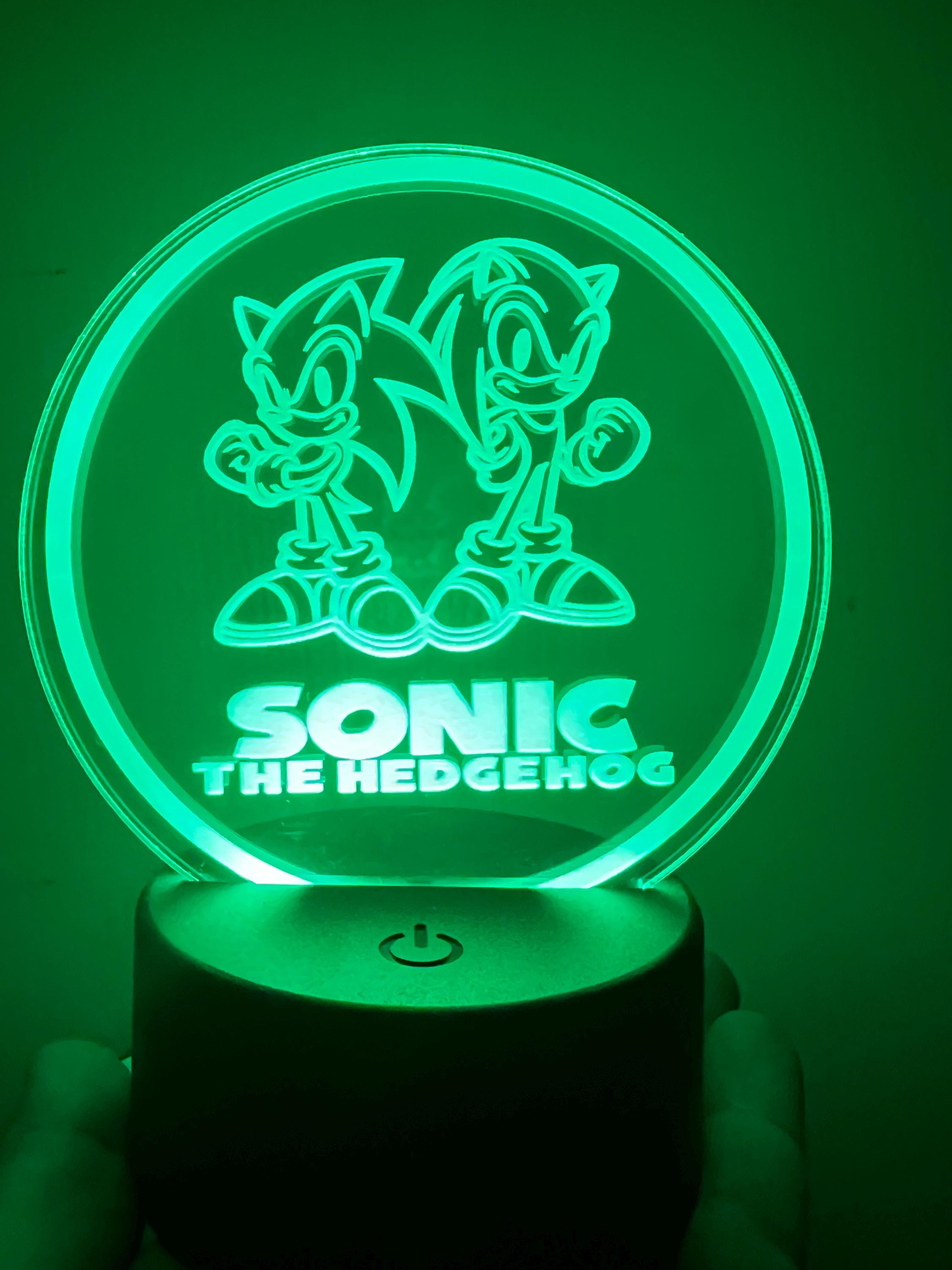 Sonic the Hedgehog LED Nightlight - Etsy